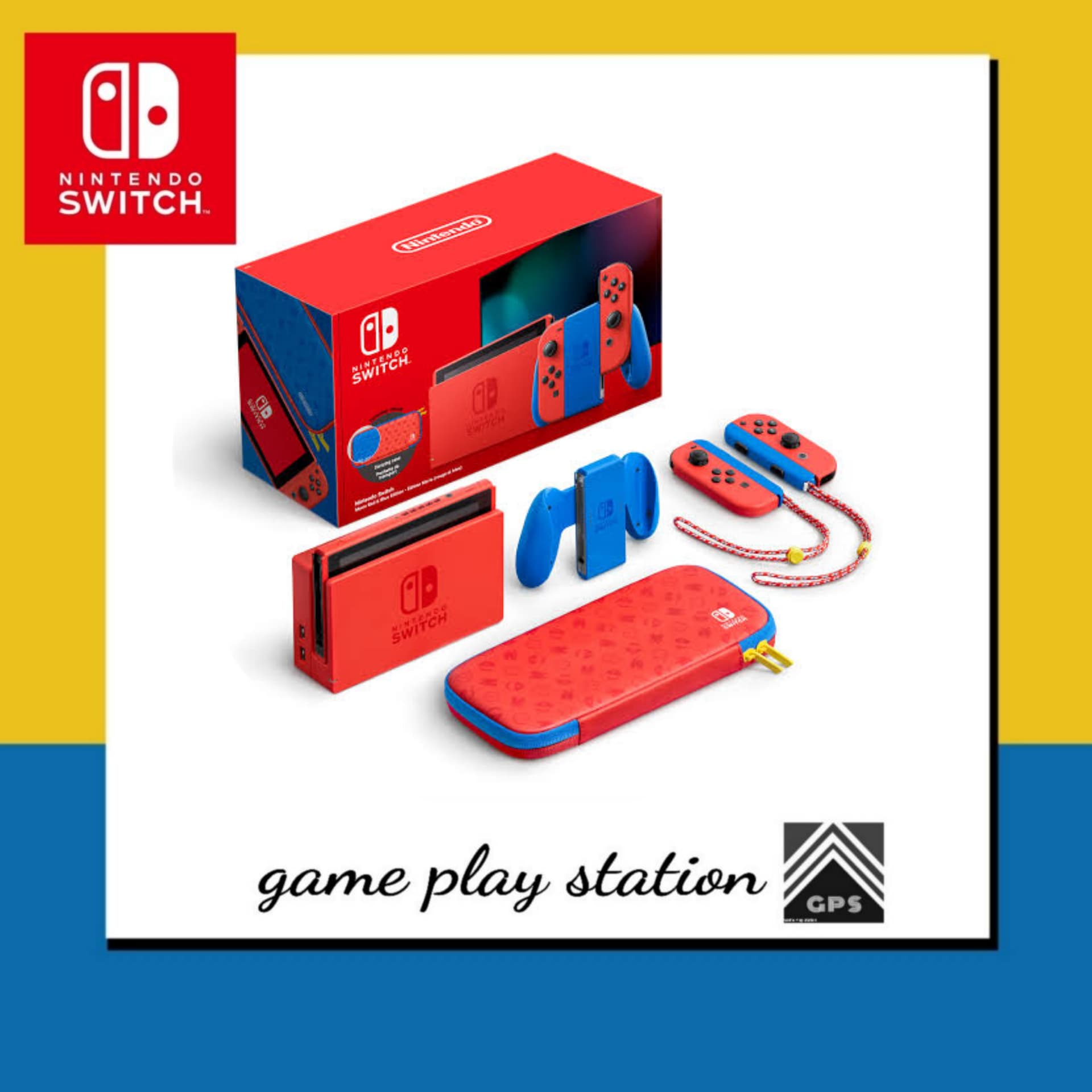 nintendo switch mario red & blue edition ( japan english ) | Lazada.co.th