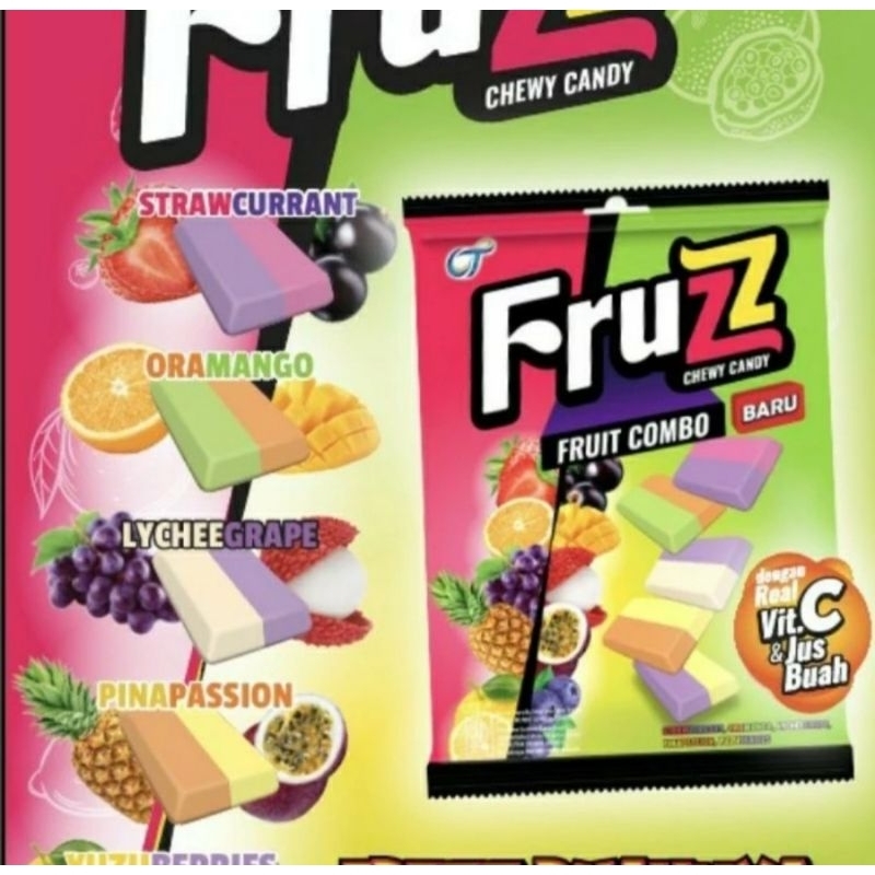 Permen FRUZZ Chewy Candy 100gr Permen Seru Fruit | Lazada Indonesia