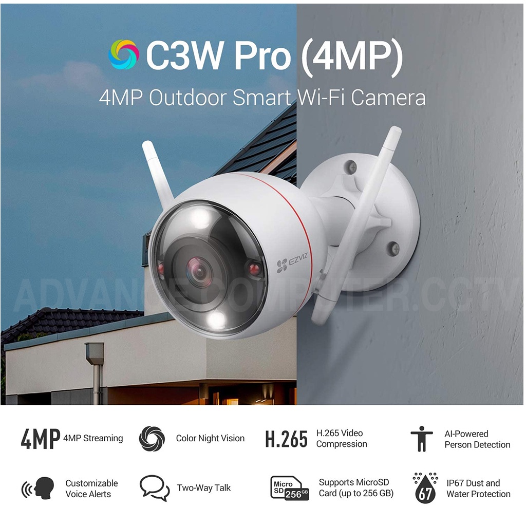 Ezviz รวมรุ่น (CTQ3W (C3W) C3W Por C3TN C3TN Color C3TN OutPro H3 ...