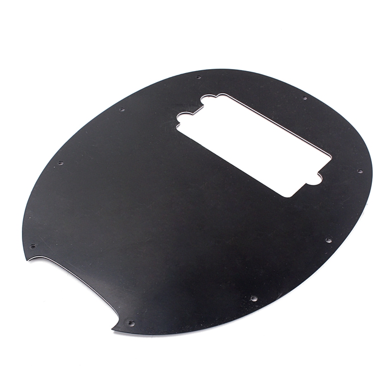 Plastic 3-Ply Pickguard Anti-Scratch Plate Black for Musicman 4 String ...