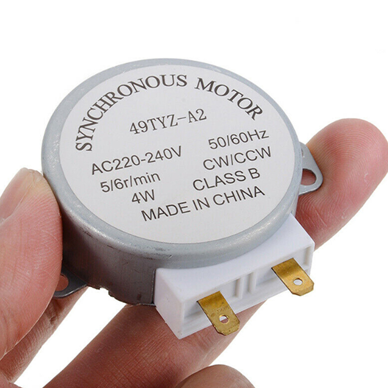 Microwave Oven Synchronous Motor 49TYZ-A2 AC 220-240V CW/CCW 4W 5/6 RPM ...