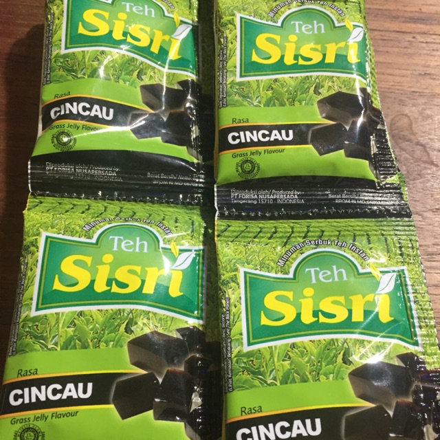 TEH SISRI CINCAU 1 RENCENG 10 SACHET | Lazada Indonesia