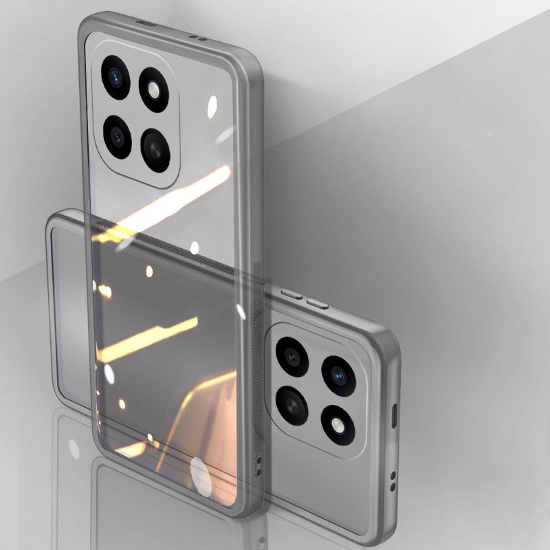 New Phone case Honor X8C Back cover Camera Protection Semi Transparent ...