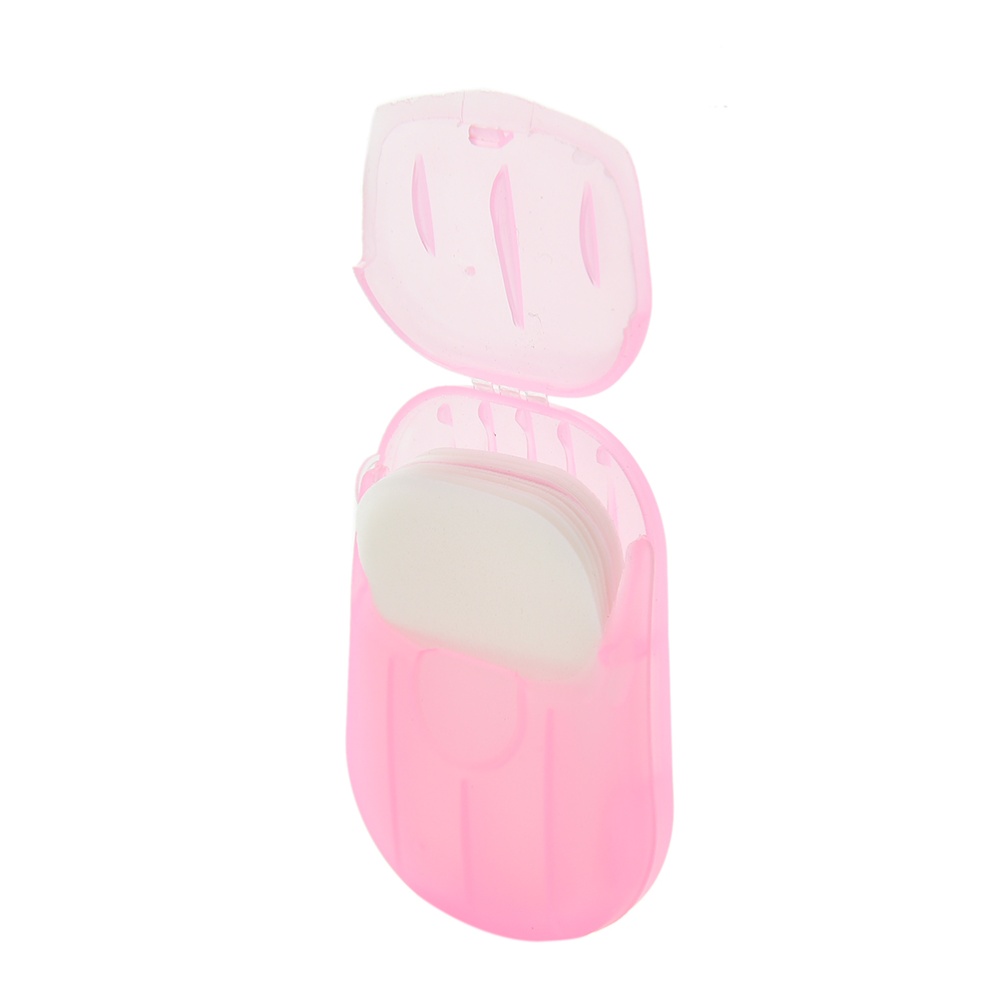 1 Box Travel Portable Soap Paper Washing Hand Bath Slice Sheet Scented ...