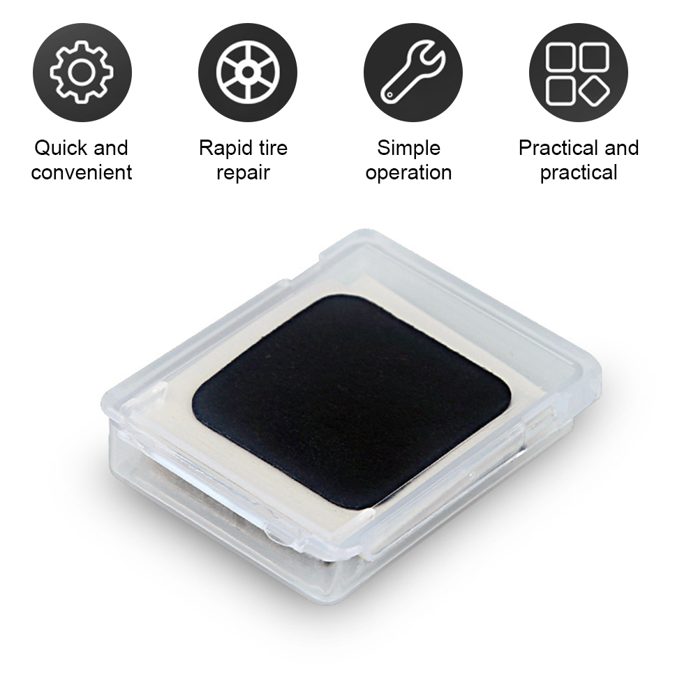FG 6PCS/Box Bicycle Glue-Free Tire Patch With Polishing Disc Leak-Proof ...