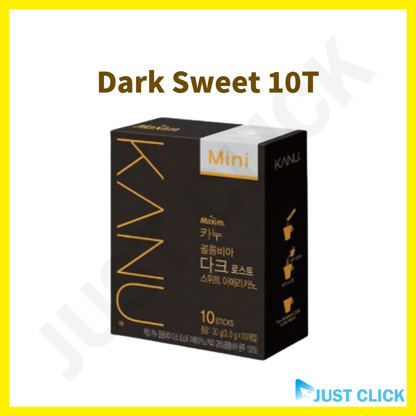 Maxim KANU Roast Americano Coffee mix Mini 10T 30T [Mild / Dark / Decaf ...