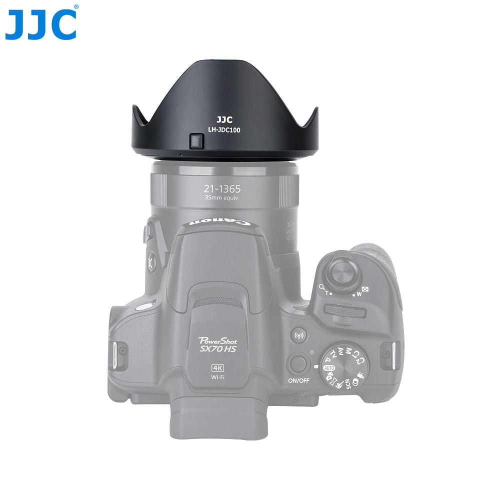 JJC LH-DC100 เลนส์ฮูดม่านบังแดดแบบย้อนกลับสำหรับกล้อง Canon PowerShot ...