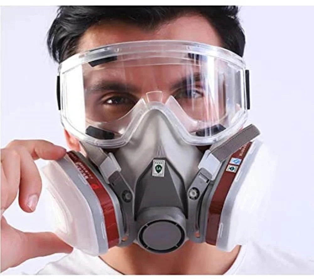 New 7in1/16in1 6200 Dust Gas Respirator Half Face Dust For Painting ...