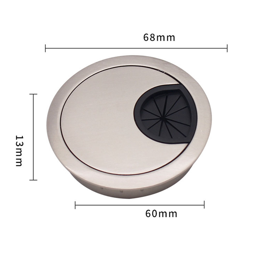 50/53/60mm Pc Computer Desk Metal Grommet Table Cable Tidy Wire Hole ...
