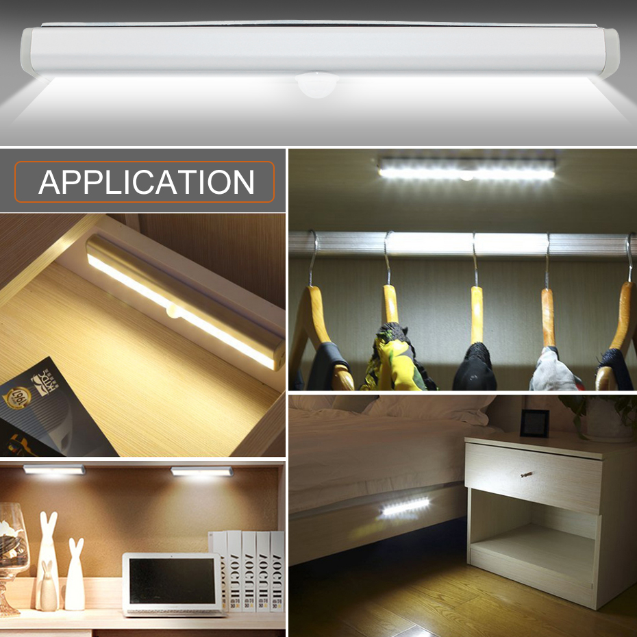 NEW 【Innovative design】Excellent Portable Motion Sensor LED Bar light ...