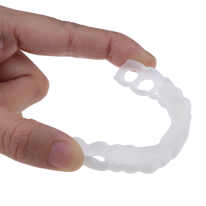 NEW 【Unique features】3PCS Denture Teeth Cover Comfort Fit Snap On ...