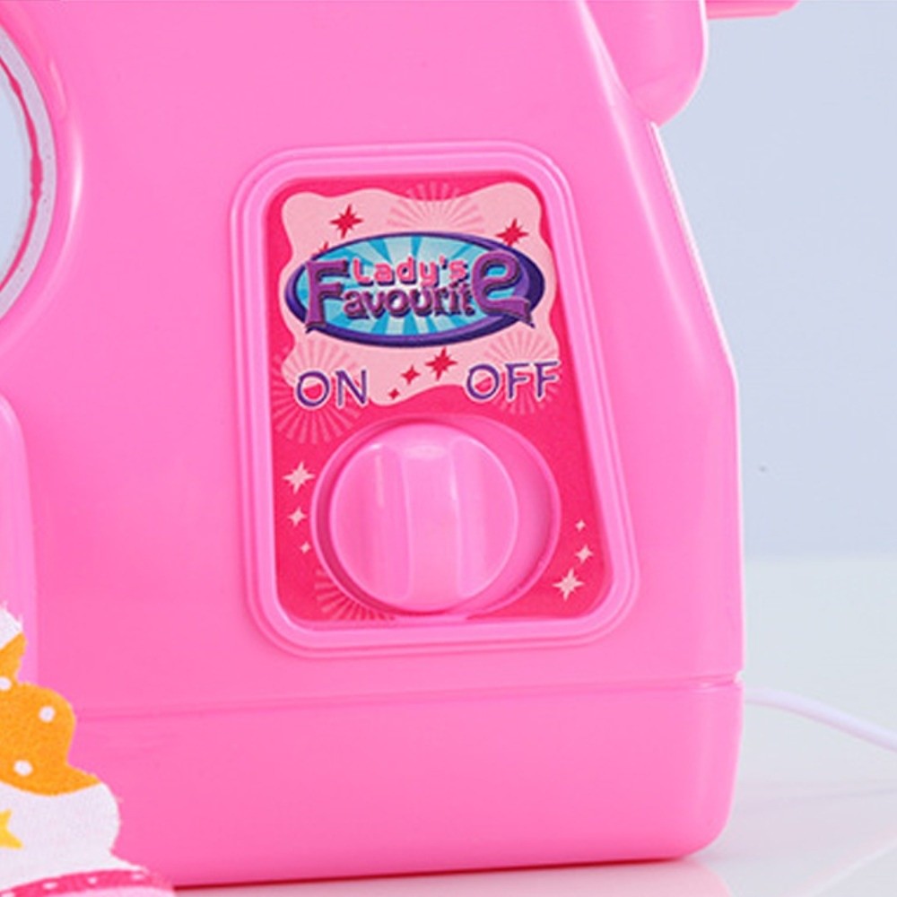 Small Simulated Children Sewing Machine with Light Making Clothes ...