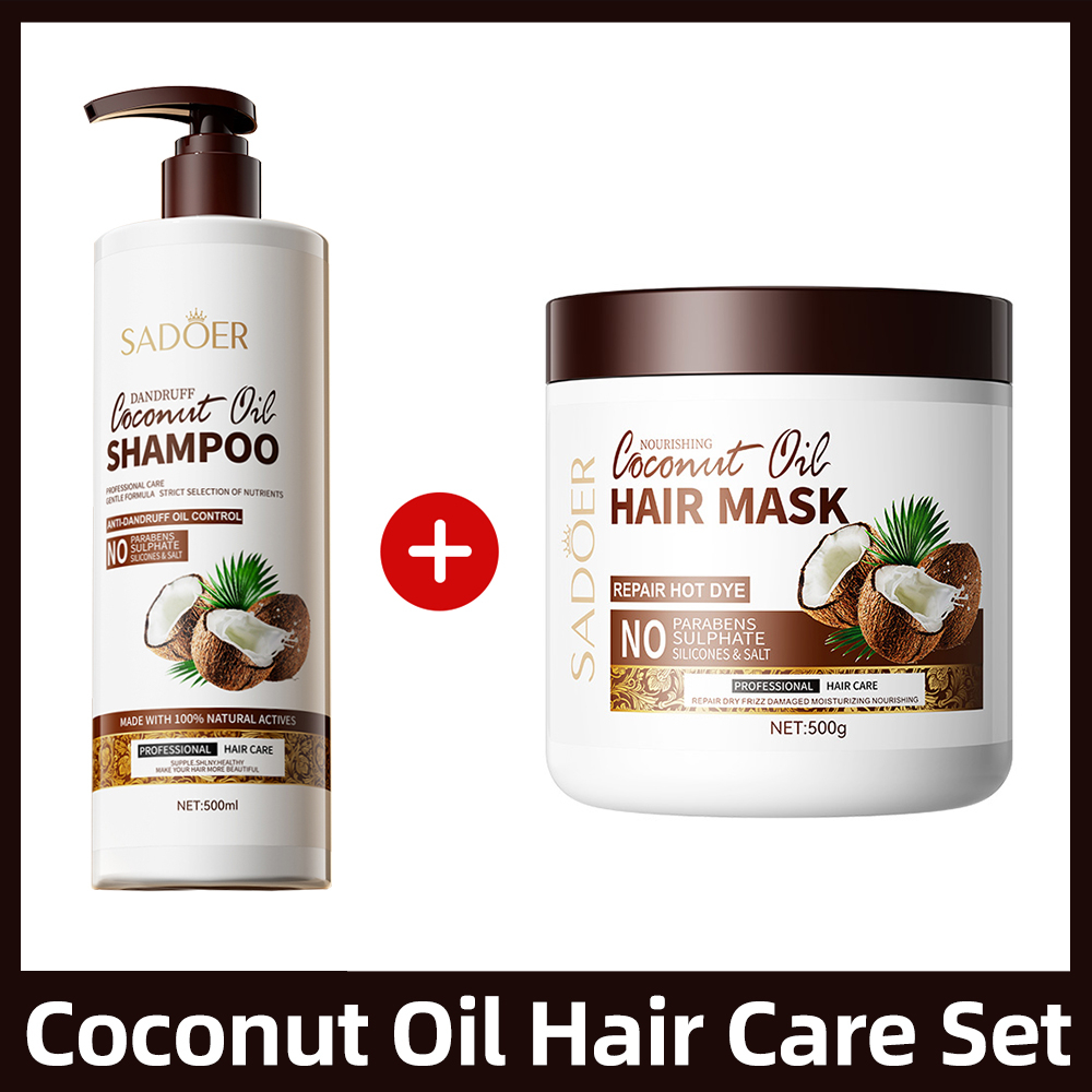 SADOER Coconut Hair Mask: Nourishing Creamsilk Conditioner and Treatment for Rebonded Hair ...