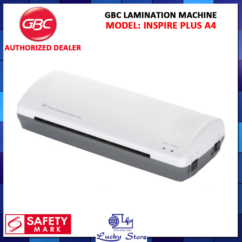 GBC INSPIRE PLUS A4 LAMINATOR WITH 2 ROLLER TECHNOLOGY, 295W, 2 YEARS ...
