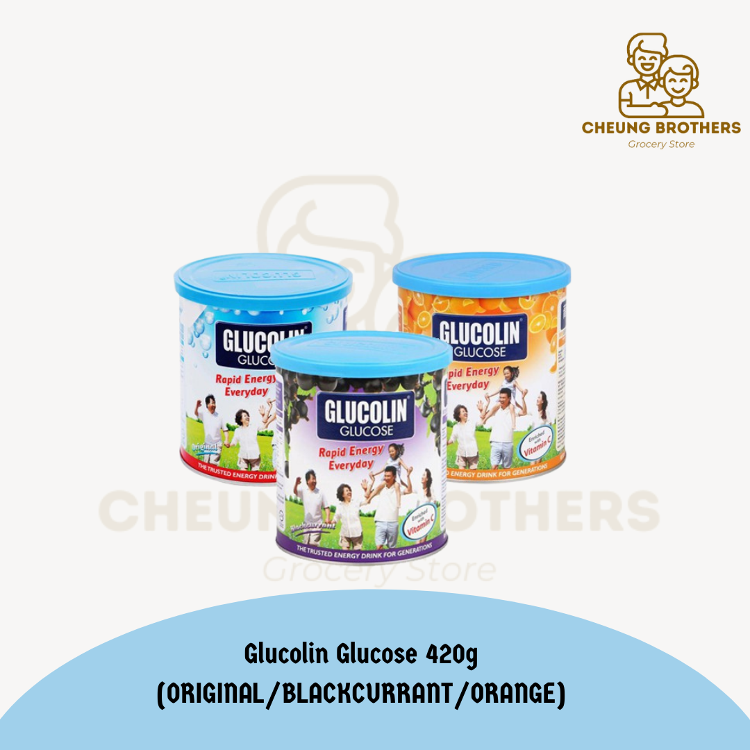 Glucolin Glucose 420g (ORIGINAL/BLACKCURRANT/ORANGE) | Lazada