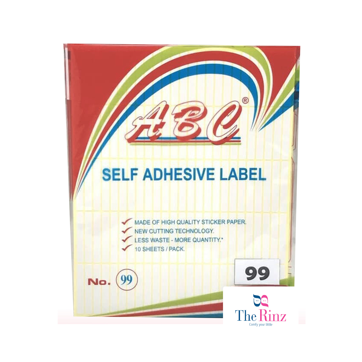 stiker label ABC No 99 (self adhesive label) / label undangan | Lazada ...