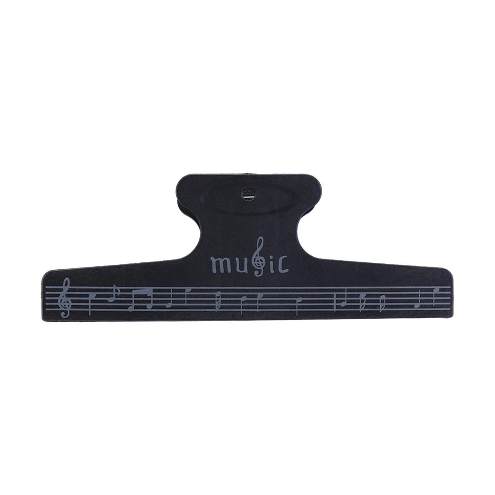 Stationery Musical Instrument Book Page Note Clip Black Guitar Violin ...