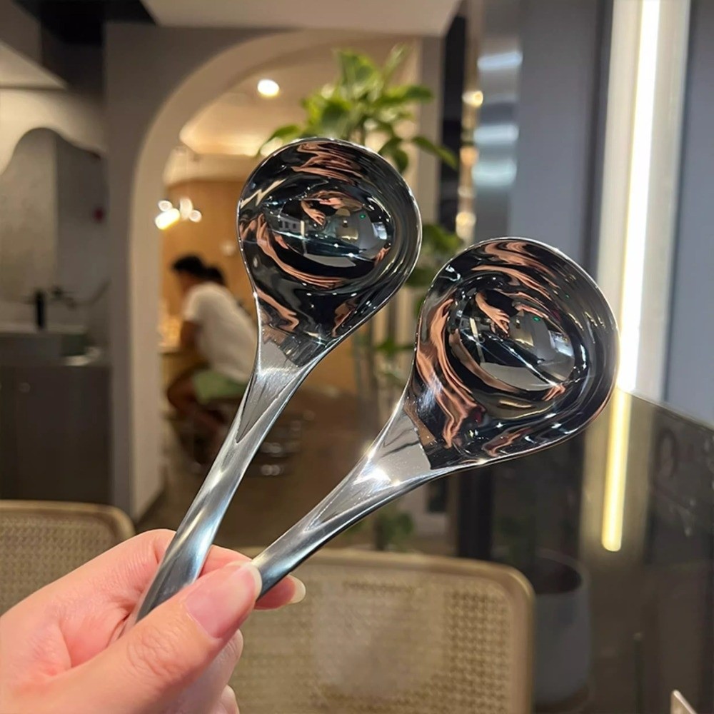 New Stainless Steel Stainless Steel Spoon Thicken Long Handle Hot Pot ...