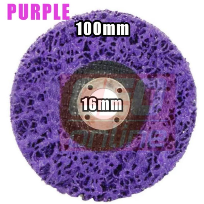 CEO 🇲🇾Poly Strip Disc Abrasive Wheel Paint Rust Remover Clean Grinding ...