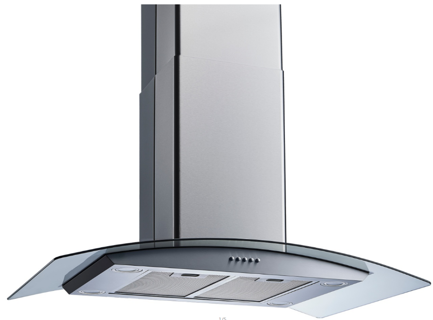 Island Range Hood Home Appliance kitchen Cooker hood Vertical Chimney ...