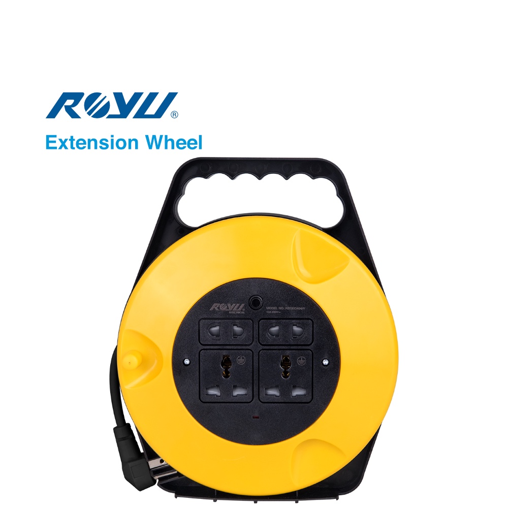 Royu Extension Wheel 4 Gang Universal Outlet REDEC404/Y | Lazada PH