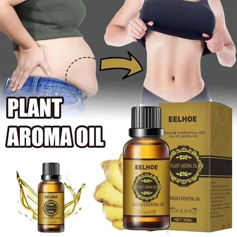 30ML Slimming Essential Oil Quick to Absorb Fat Burning Natural Extract ...