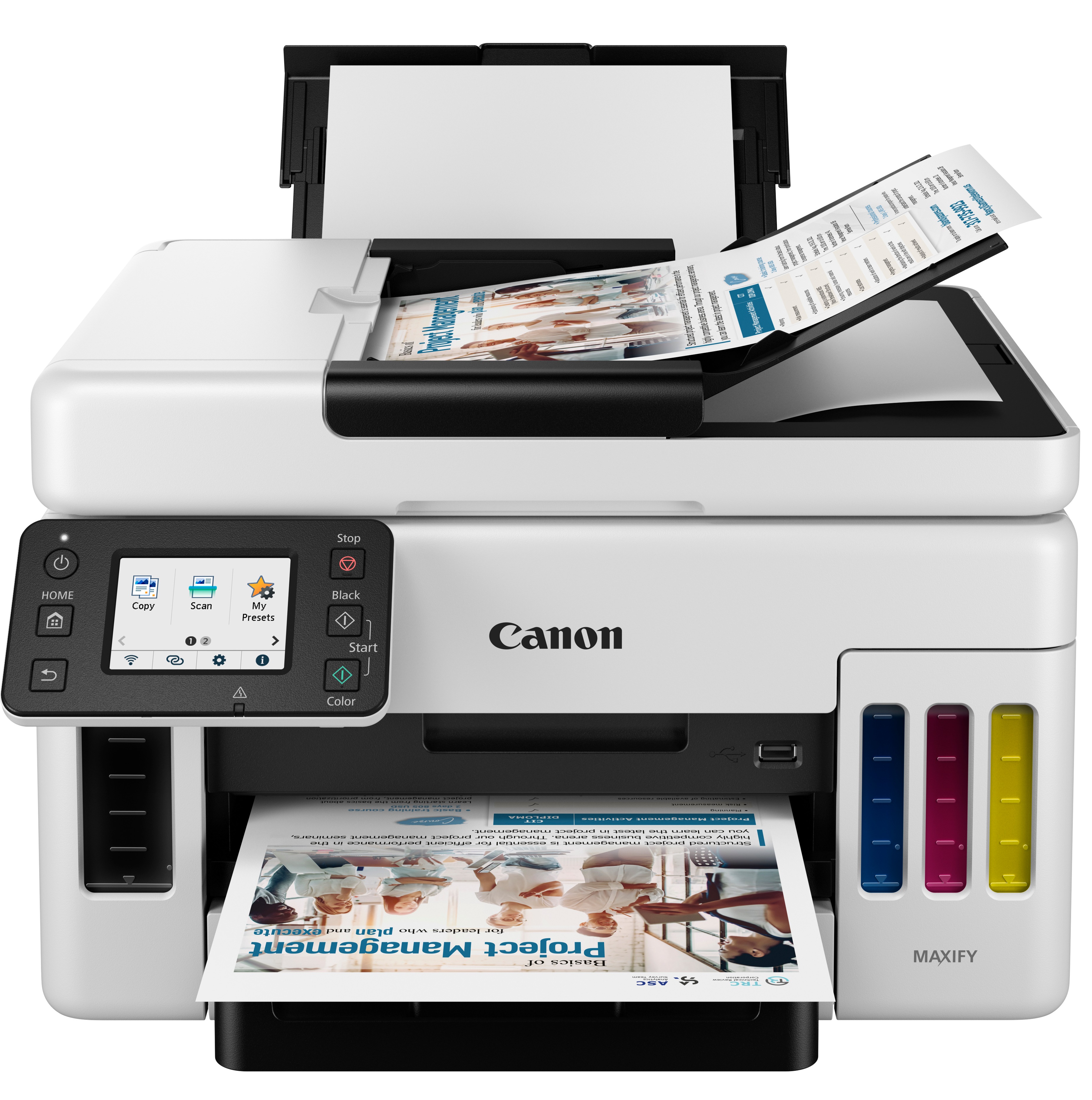 Canon MAXIFY GX7070 Easy Refillable Ink Tank Wireless 4-in-1 Duplex ...