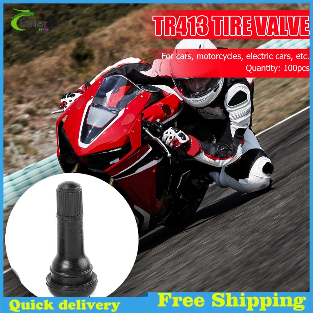 จัดส่งในพื้นที่100 ชิ้น TR-413 สแน็ปวาล์วยางสีดำสั้นลำต้นวาล์ว TR413 ไม่มียาง 1-3 วันมาถึง ...