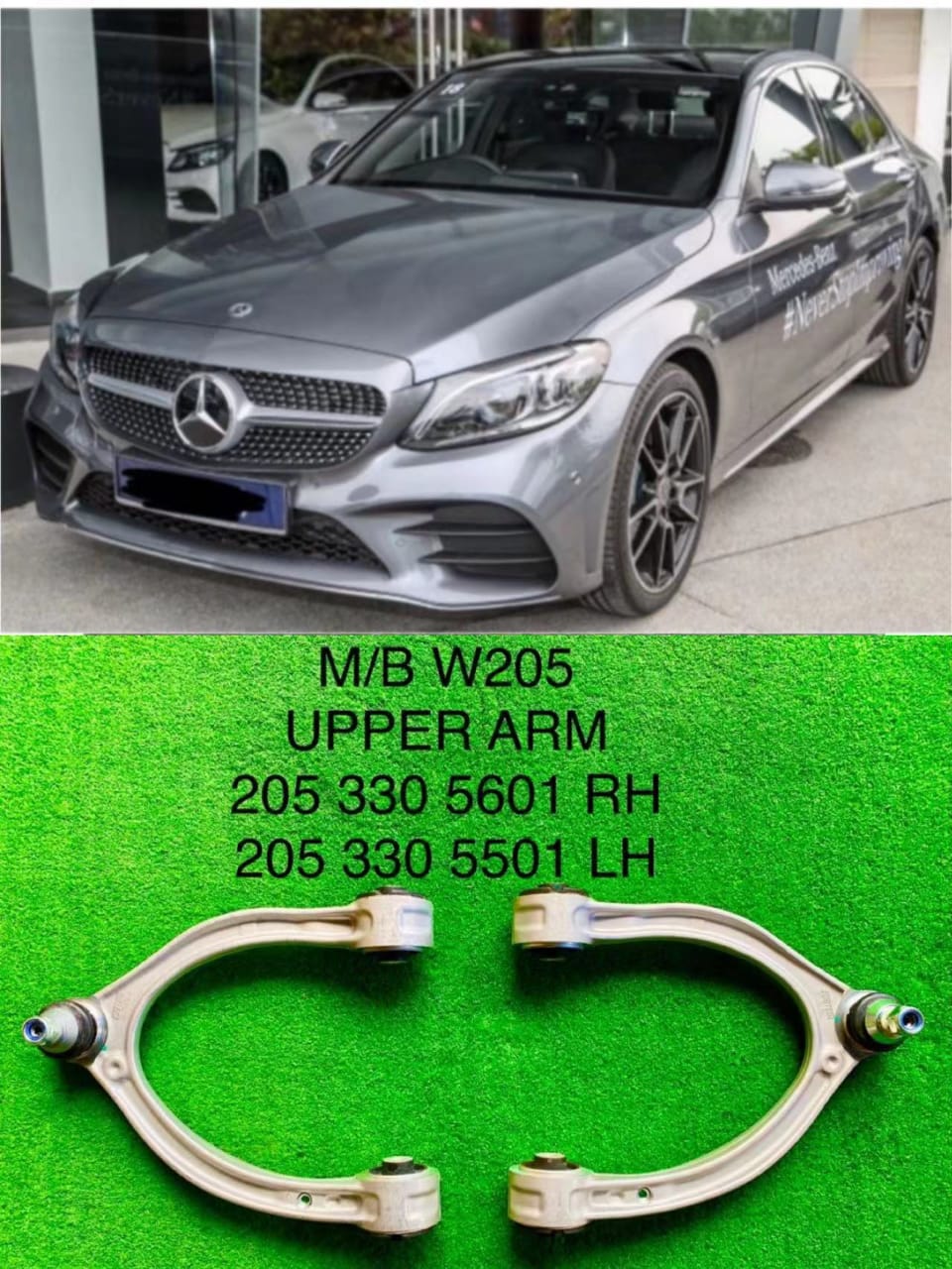 MERCEDES BENZ W205 C250 FRONT UPPER CONTROL ARM | Lazada