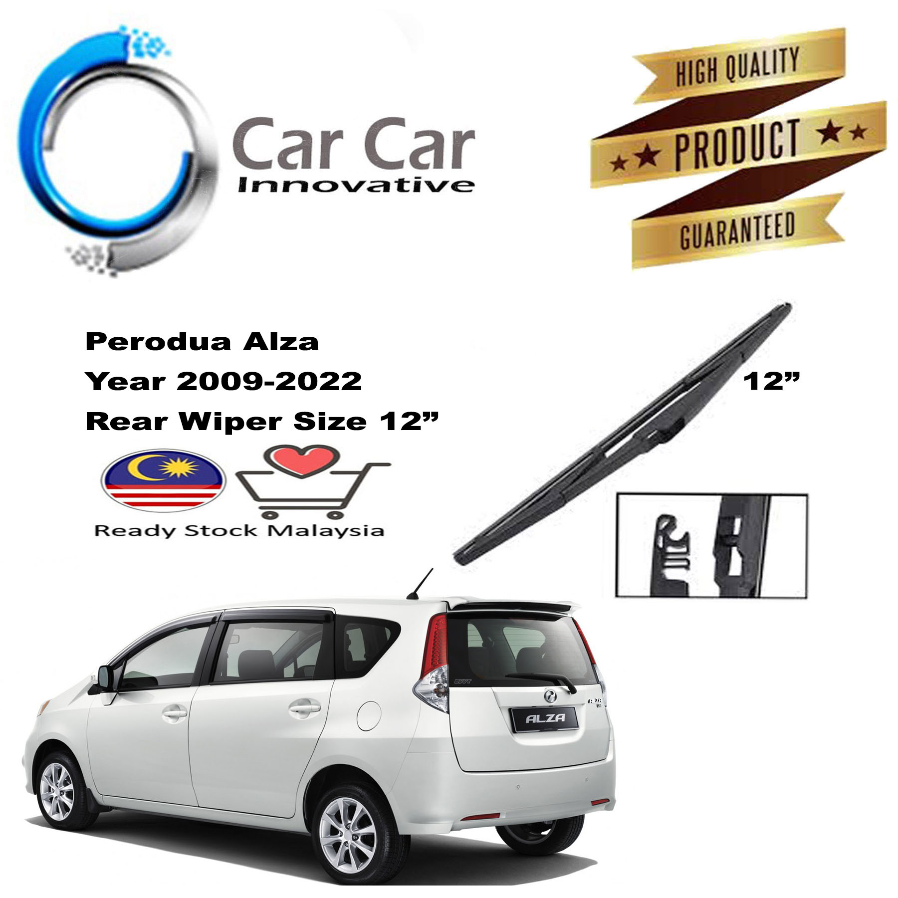 Perodua Alza Rear Wiper 12 Year 2009-2022 | Lazada