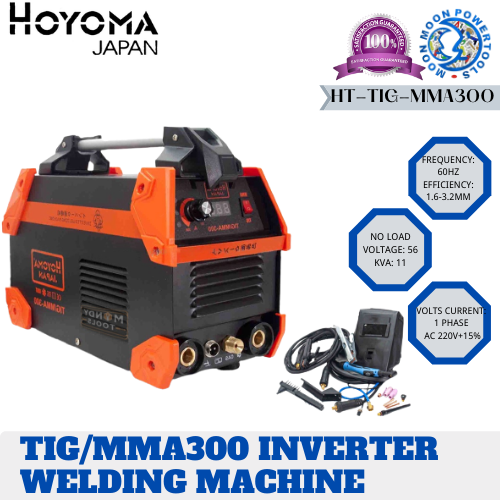 HOYOMA INVERTER TIG WELDING MACHINE TIG/MMA300 | Lazada PH
