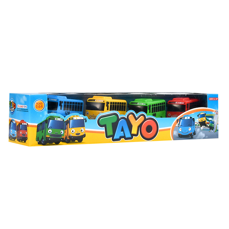 TAYO The Little Bus Toys Set Tayo Bas Mainan Tayo Kereta Tayo ...