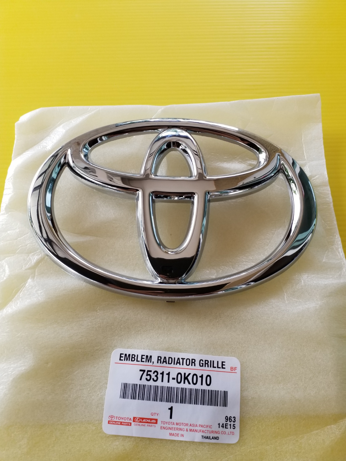 โลโก้หน้ากระจัง วีโก้#75311-0K010***สินค้าดี มีคุณภาพ**** | Lazada.co.th