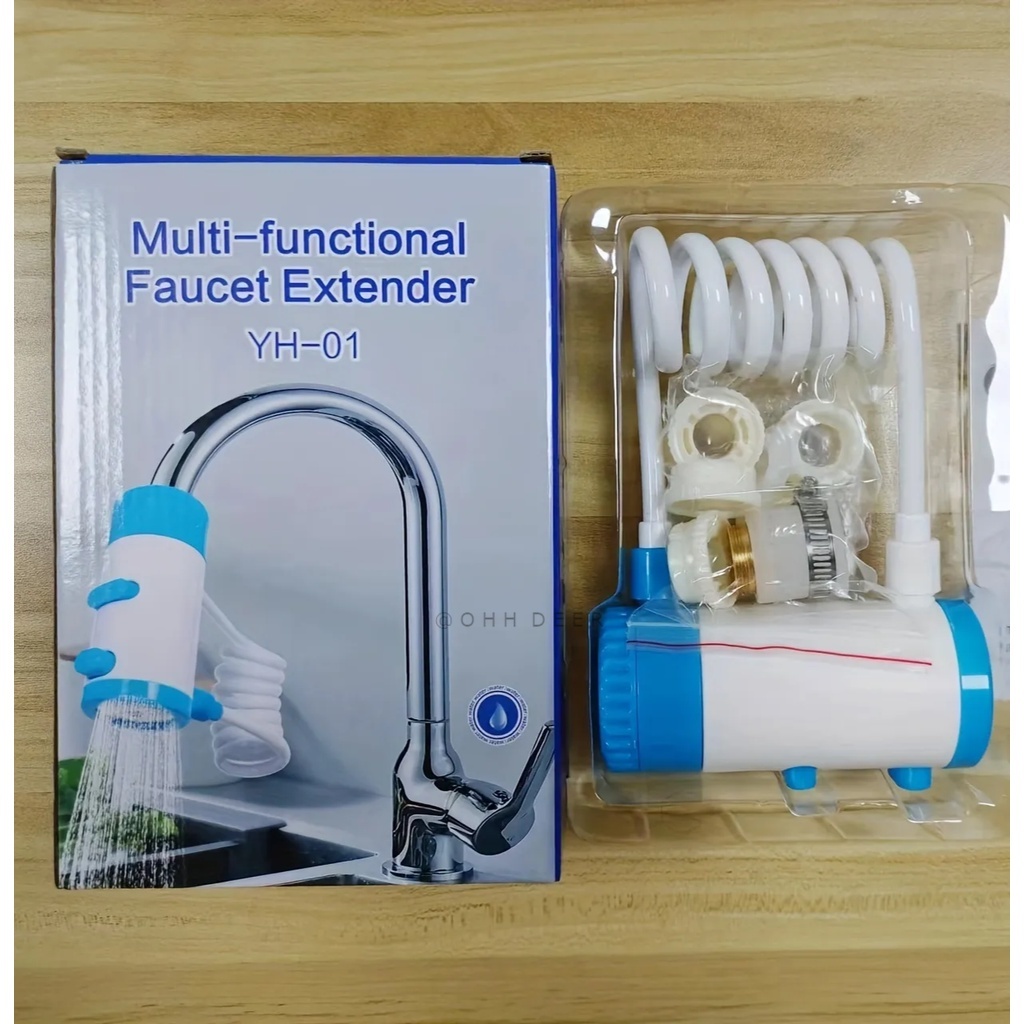 OHHDEER Multi-functional Faucet Extender Free Retractable Hose ...