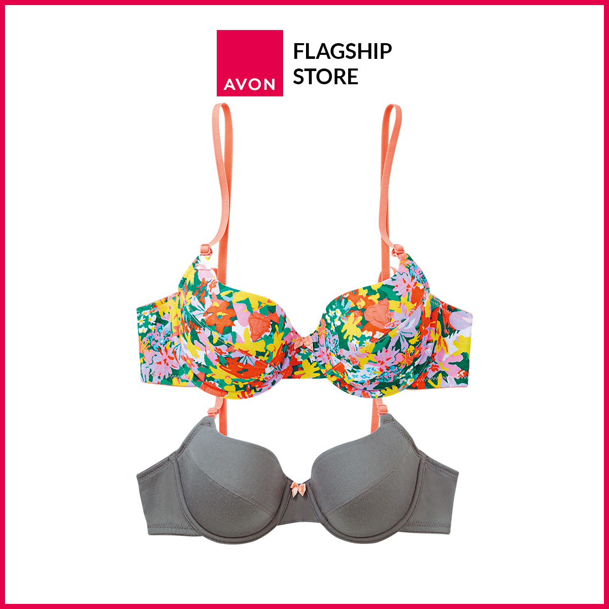 Avon Kaia Underwire 2pc Bra Set | Lazada PH