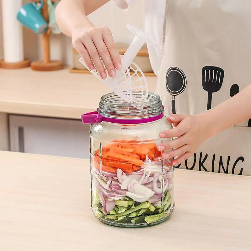 1Pc Pickle Jar Press Plastic Holder For Compaction In Kimchi Jar Pickle ...