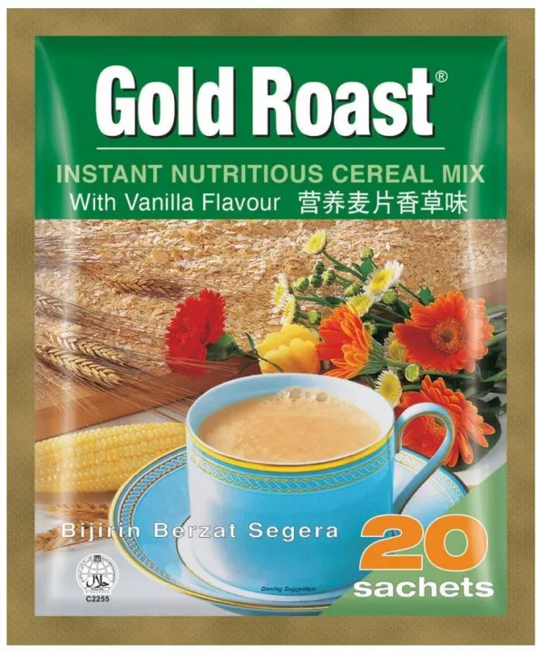 Gold Roast Instant Cereal Mix Vanilla Chocolate 20 sachets | Lazada PH