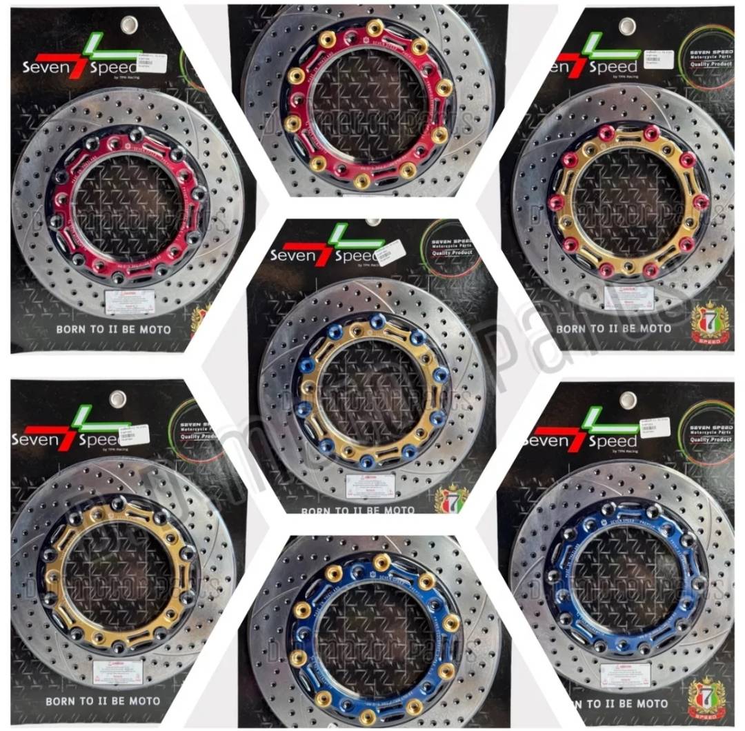 จานดิสก์เบรกหน้า X-MAX ขนาดเท่าจานเดิม 267 มิล. งาน CNC อย่างดี Seven Speed - Devil Motor Speed ...