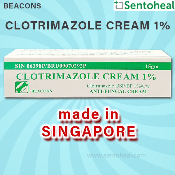 Beacons C lotrimazole Cream 1% 15g - Anti-fungal cream/ Candidiasis ...