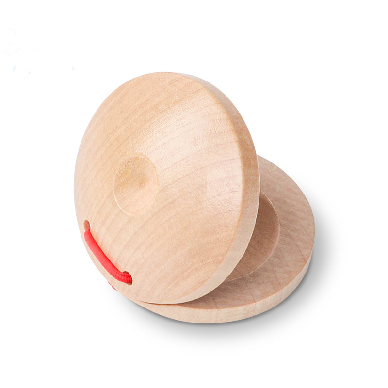 【New arrival】Wooden Percussion Primary Color Castanets Round Dance ...