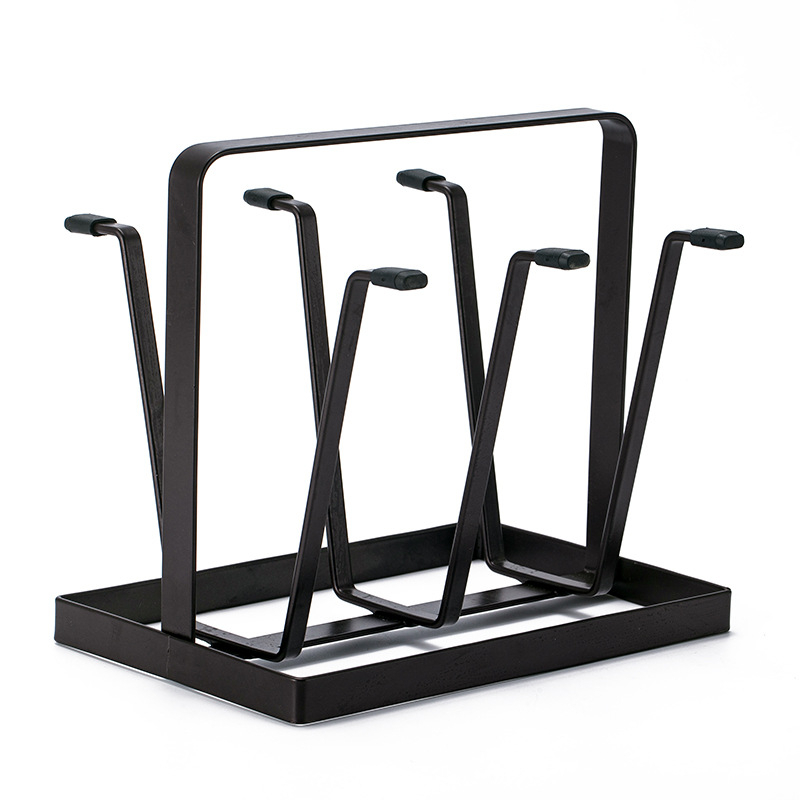 North Moon Glass Holder Rack Drying Glass Cup Rack Draining Drying ...