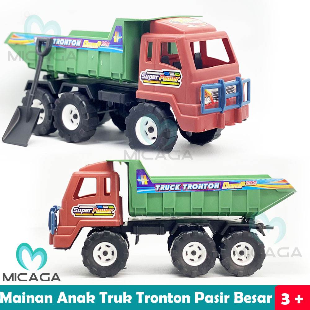Mainan Anak Mobil Mobilan Truk Truck Tronton Angkut Barang Konstruksi ...