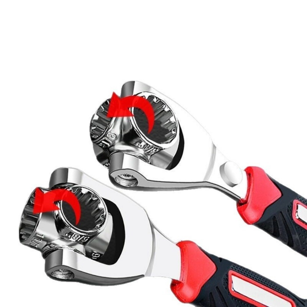 Heavy Duty 360° Rotating 52-in- Socket Wrench Hand Tools Hexagonal ...