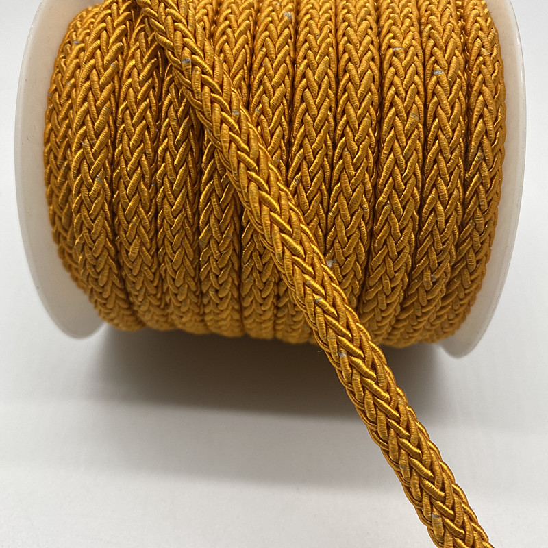 2yards 8mm Multicolor Cotton Rope Hand-Woven Rope Craft Decoration ...
