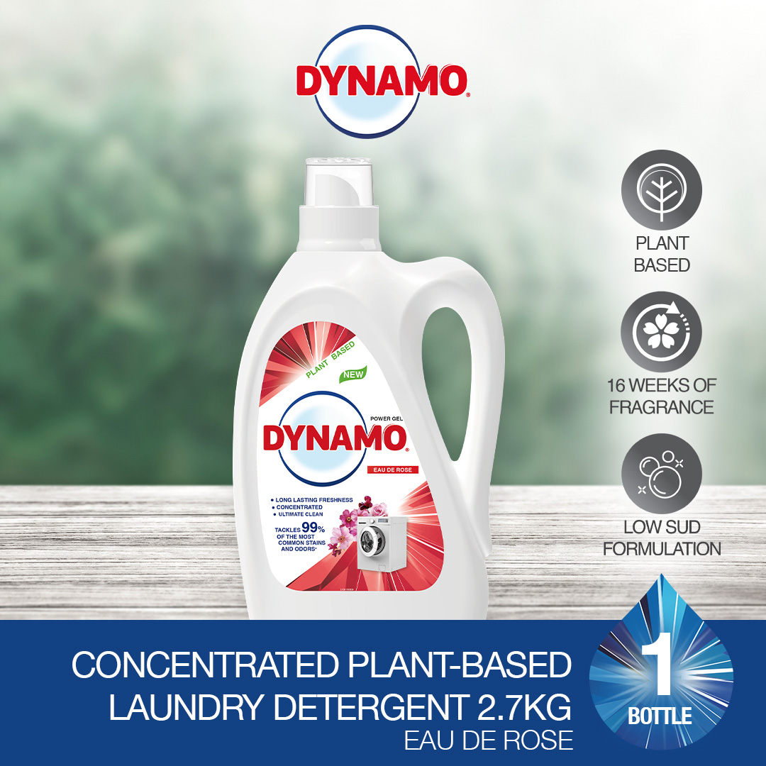 DYNAMO Plant Based Laundry Liquid Detergent 2.5kg/2.7kg | Lazada Singapore