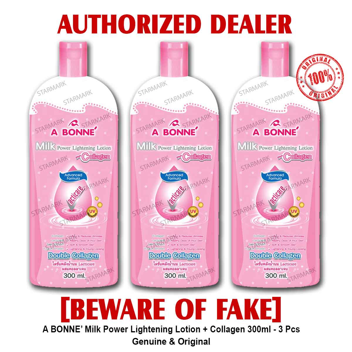 A Bonne Milk Power Lightening Lotion plus Collagen 300ml Whitening A ...