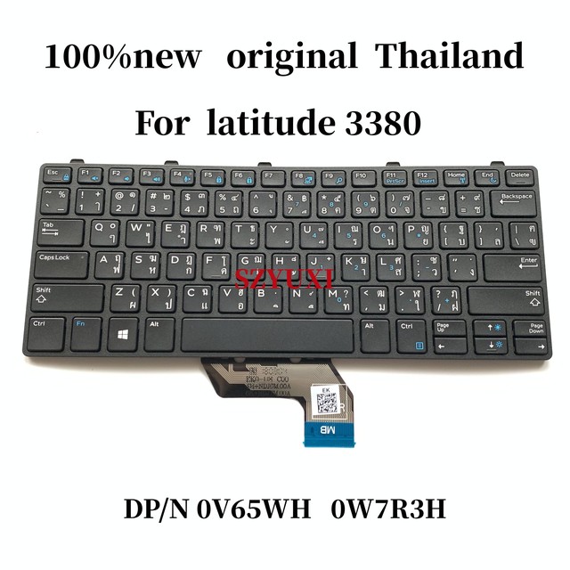 【KAMDSS015】100%new For Dell Latitude 3380 Lap Keyboard Us French ...