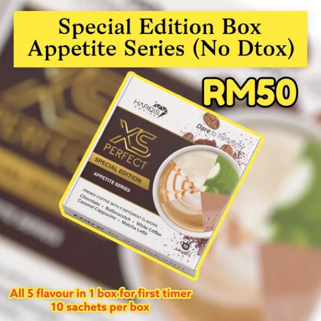 [SPECIAL EDITION] XS PERFECT DRINK APPETITE SERIES 5in1 | Lazada