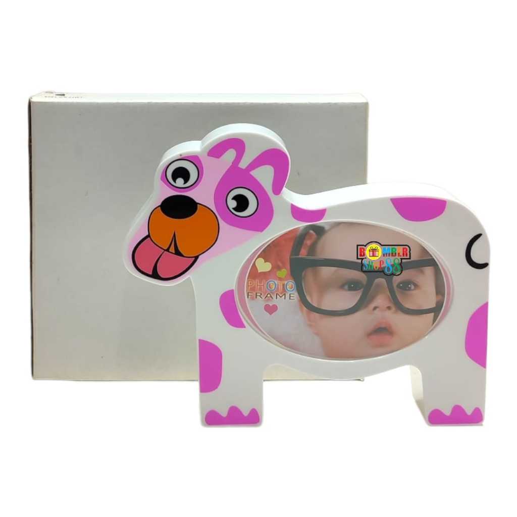 Frame Bingkai Foto Meja figura pigura kolase Motif Sapi Hiasan Rumah ...