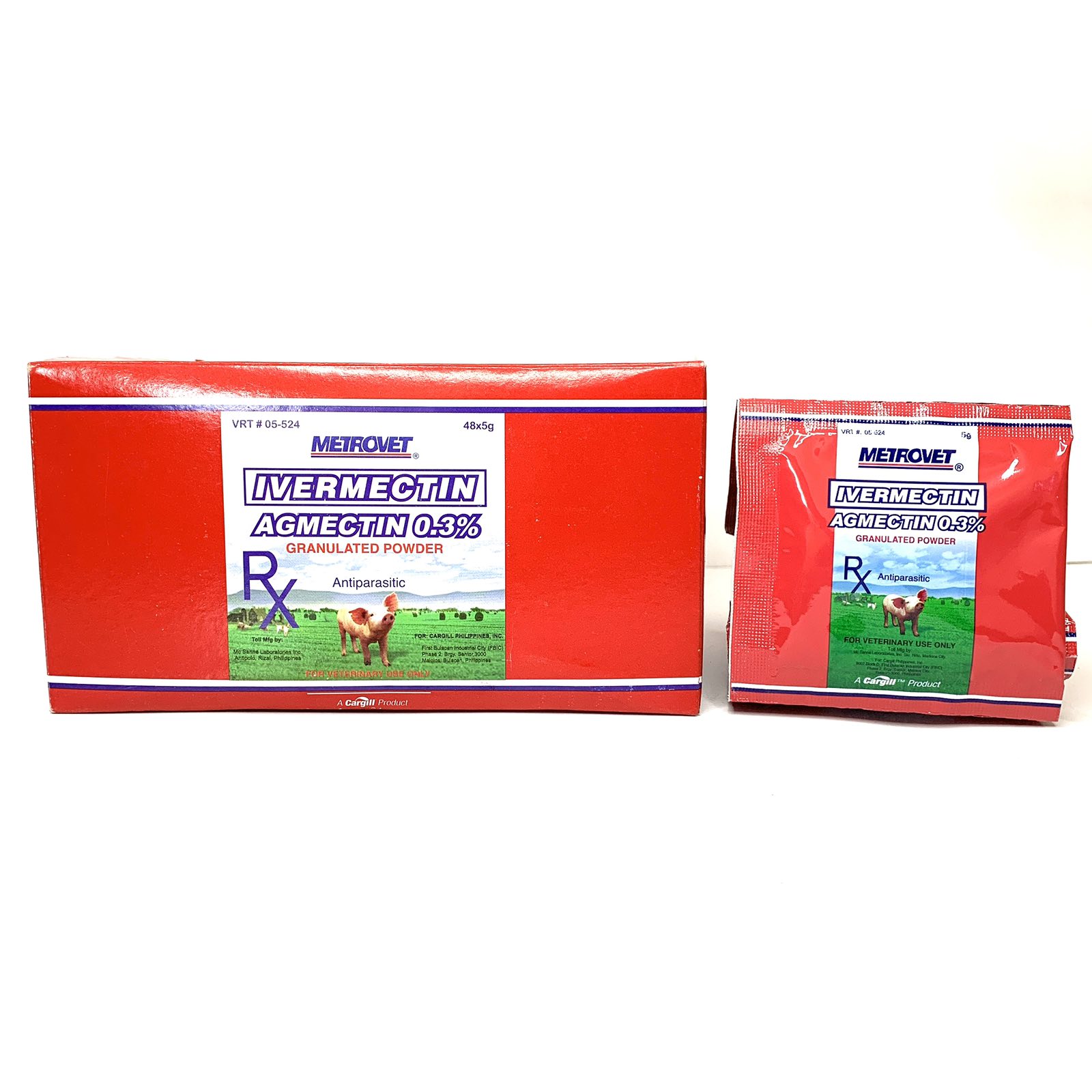 [FCR AGRIVET] AGMECTIN GRANULATED POWDER FOR DOGS CATS / GAMOT SA ...